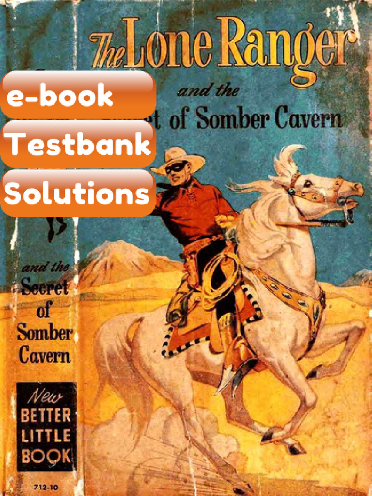 eBook & Testbank Lone Ranger and the Secret of Somber Canyon 1950 Big ...