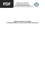 Teaching Internship Portfolio Template | PDF