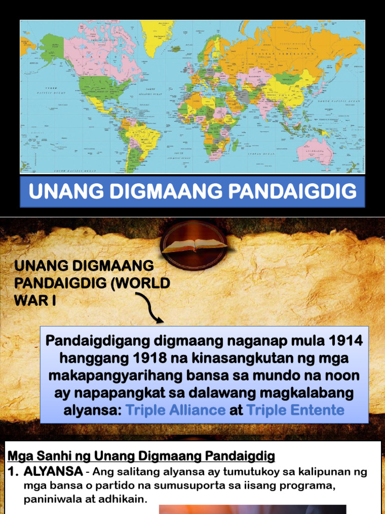 Q4-W1-2-Ang-Unang-Digmaang-Pandaigdig | PDF