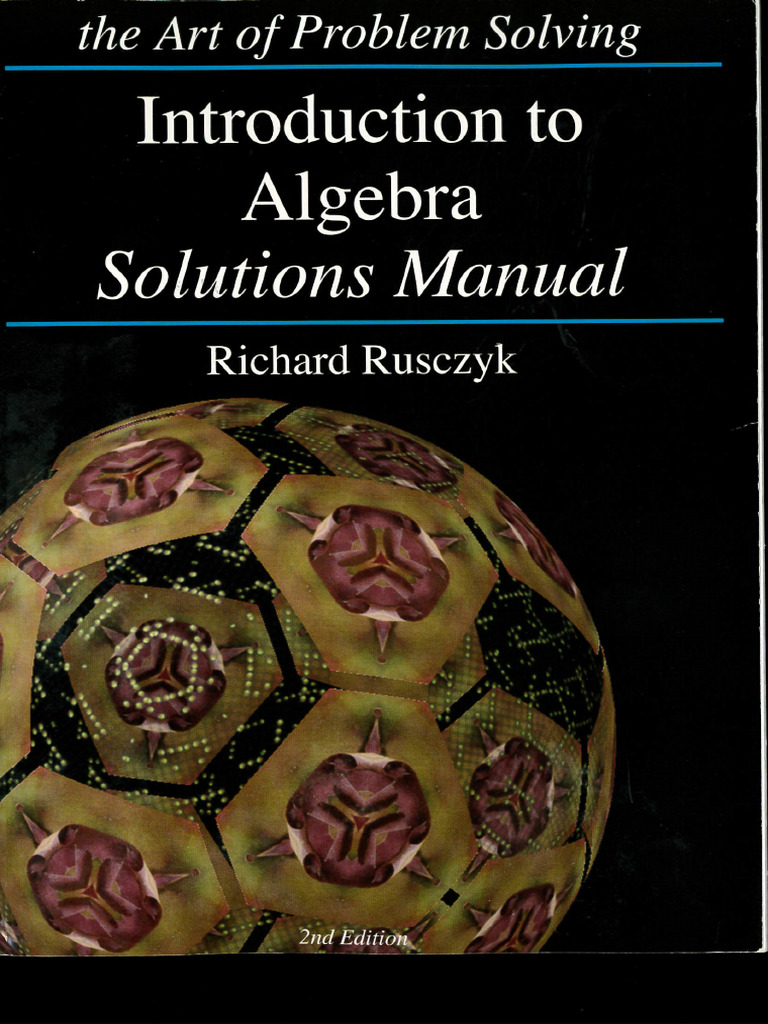 Solutions - Introduction To Algebra by AoPS | PDF