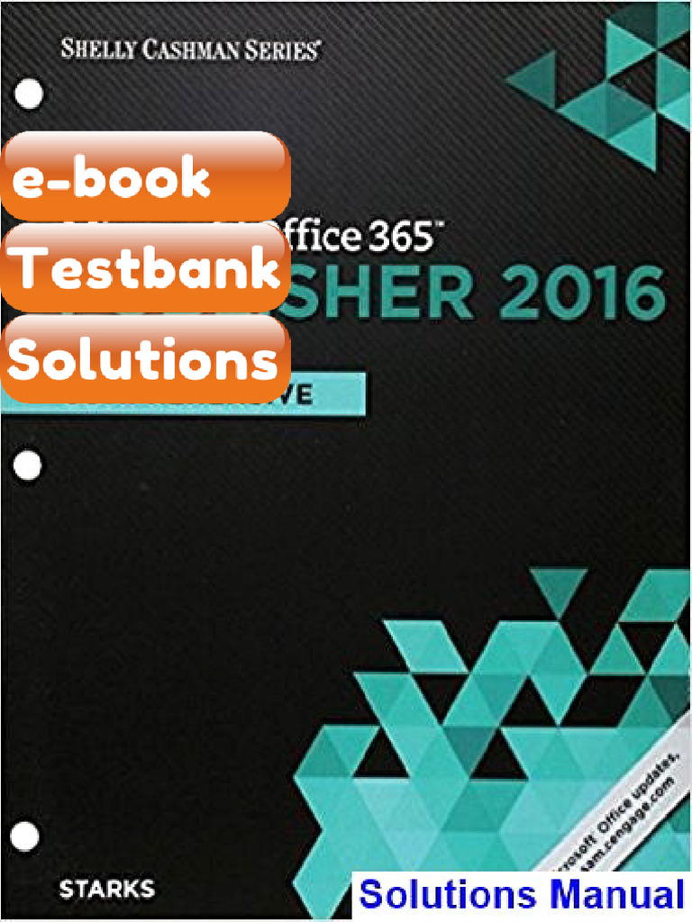 Shelly Cashman Series Microsoft Office 365 and Publisher 2016 ...