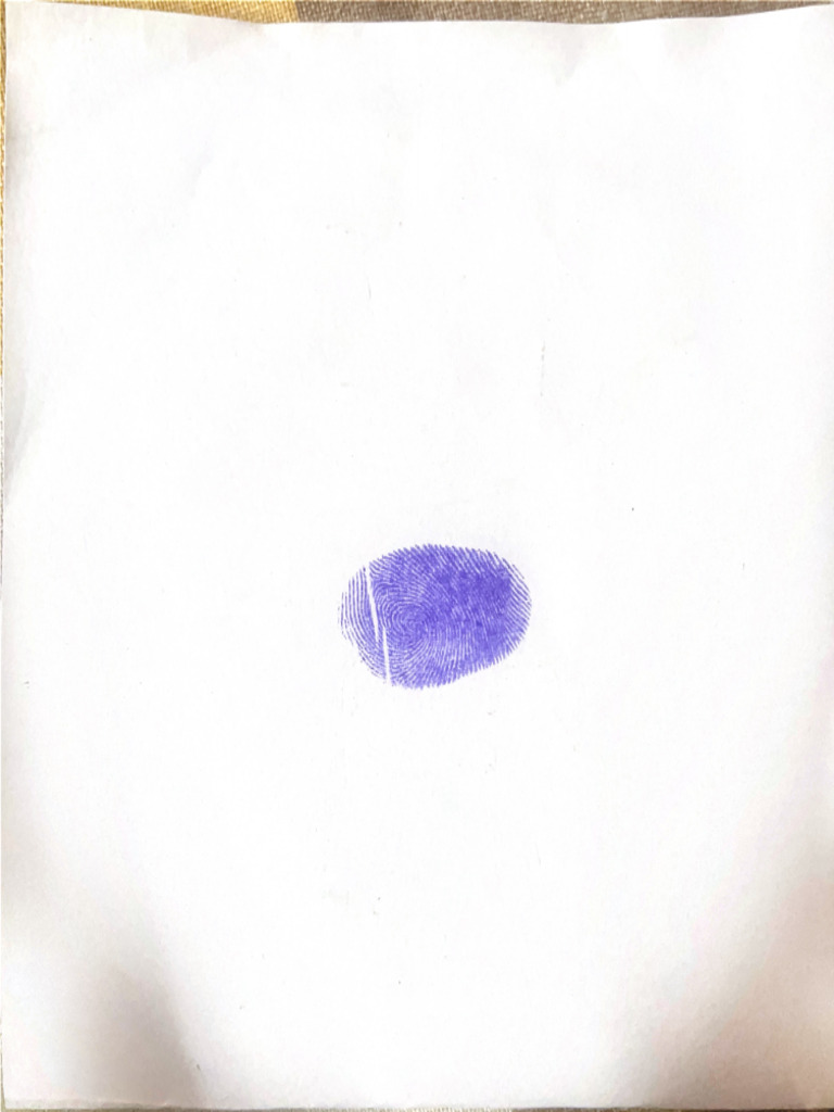 Thumb Impression | PDF