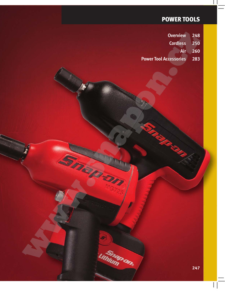 Snap On Power Tools | PDF | Drill | Flashlight