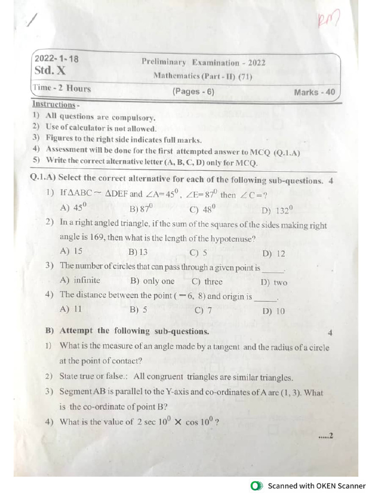 Maths 2 | PDF