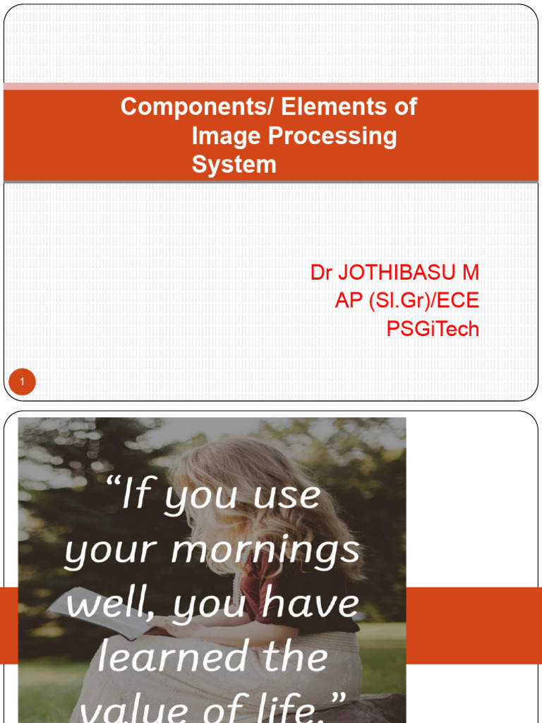 Components of Image Processing | PDF | Computer Data Storage | Computer ...