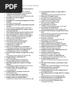Level 1 Educator Exam - GCE Level 1 - Quiz A - Google Skills | PDF ...
