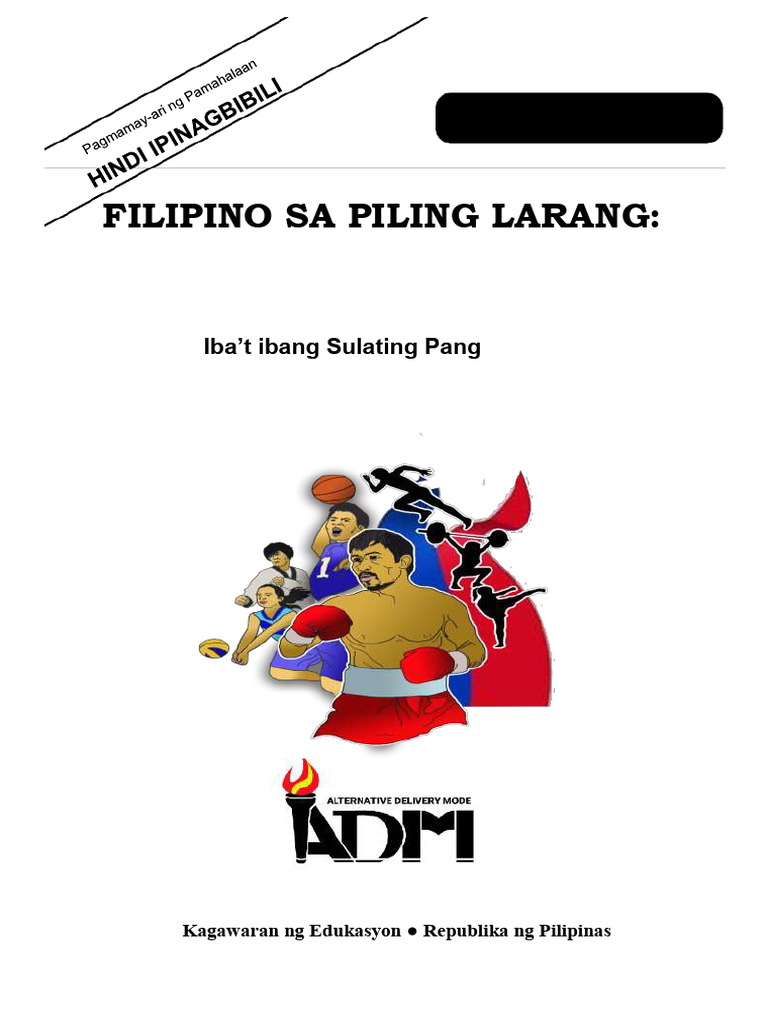 PilingLarang(Isports)12_Q3_Mod1_Wks1-3_Ibat-ibang-Sulating-Pang-Isports ...