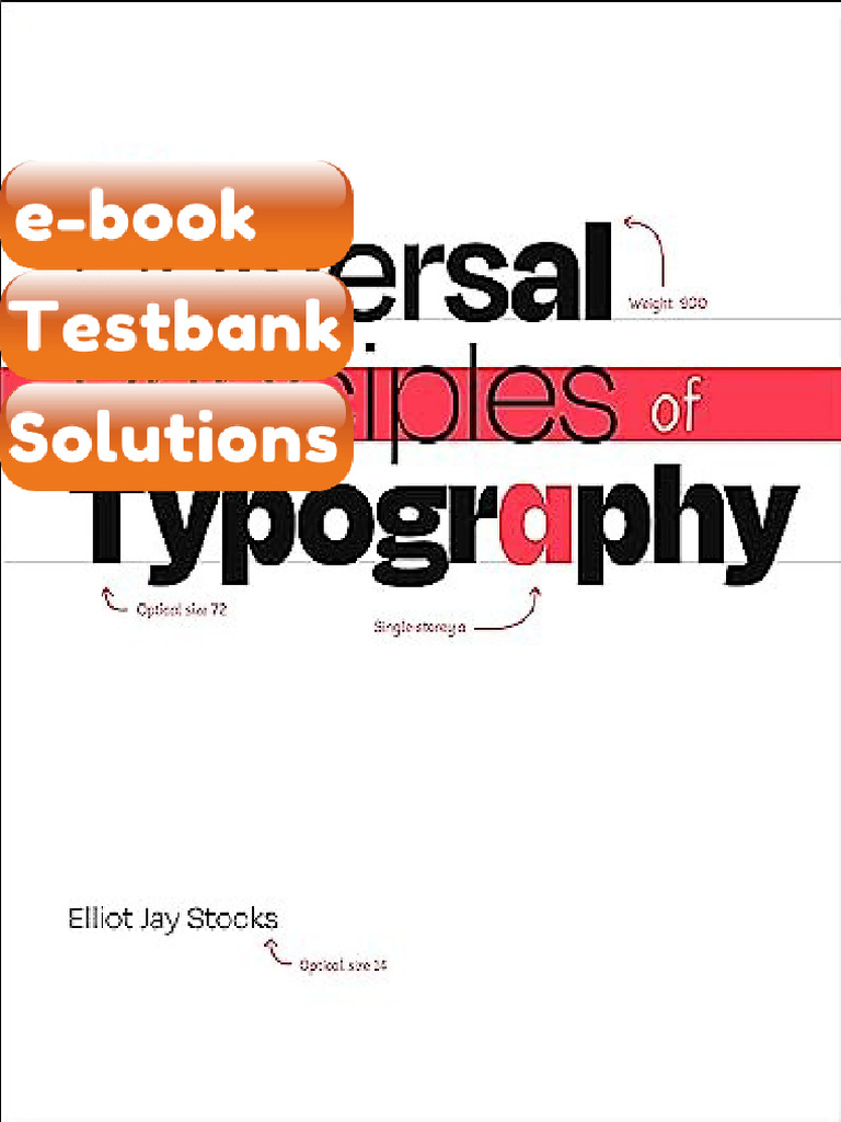 eBook & Testbank Universal Principles of Typography 100 Key Concepts ...