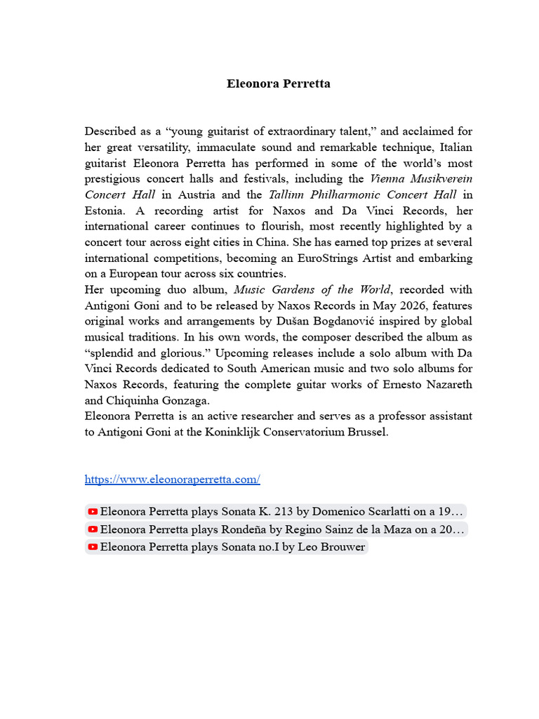 E. Perretta Bio | PDF