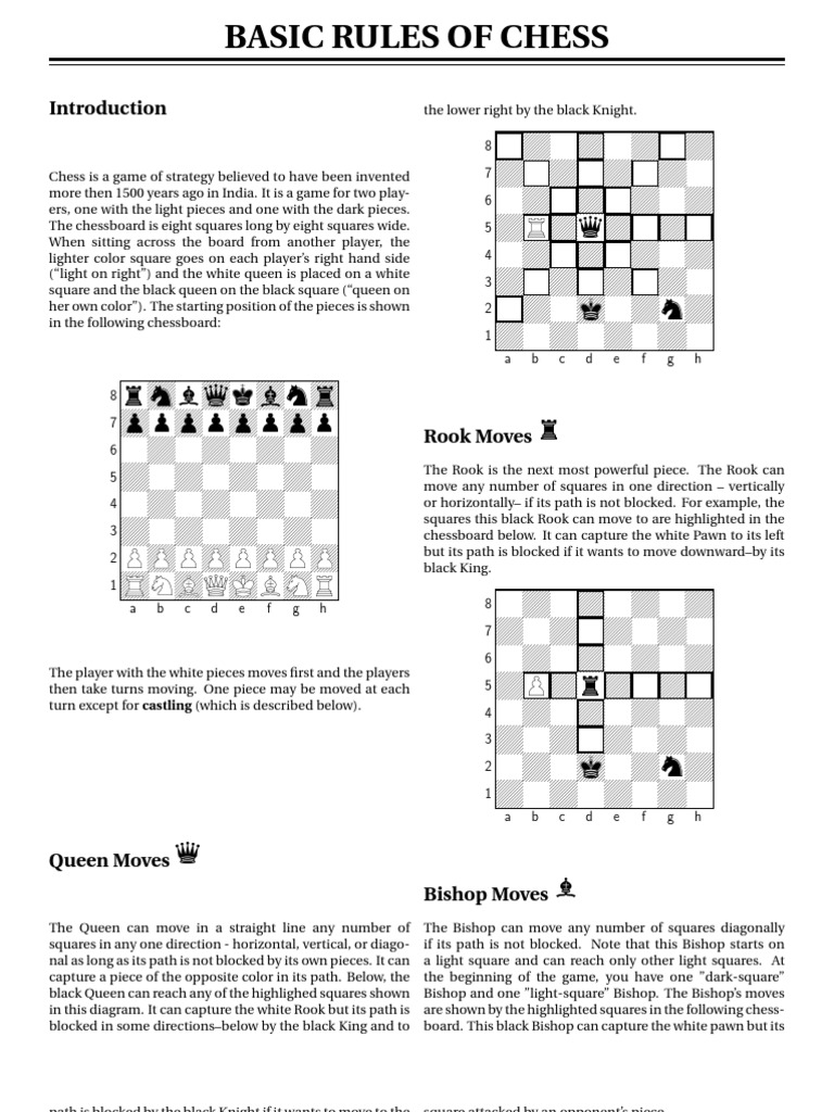 How To Play Chess | PDF | Chess Strategy | Chess