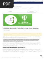 Instalasi dan Aktivasi Corel Draw X7 Gratis | PDF