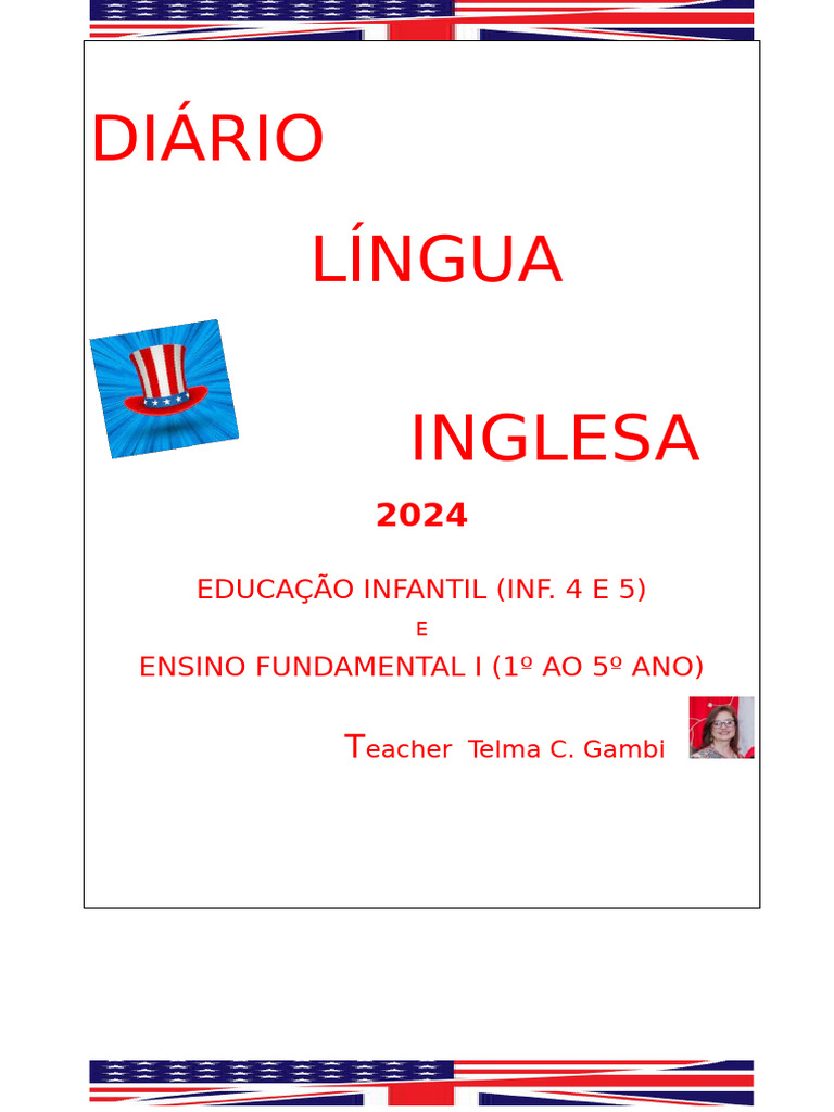 INGLÊS 1º BI - INF 4 I AO 5° ANO 2024 (Oficial) | PDF | Avós | Família
