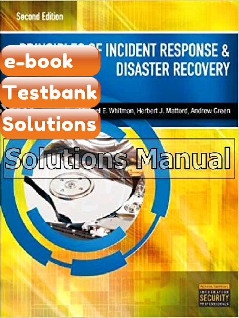 Principles of Incident Response and Disaster Recovery 2nd Edition ...