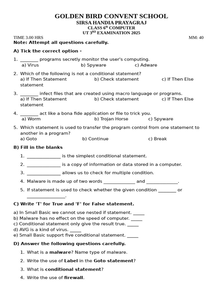 6TH Comp | PDF