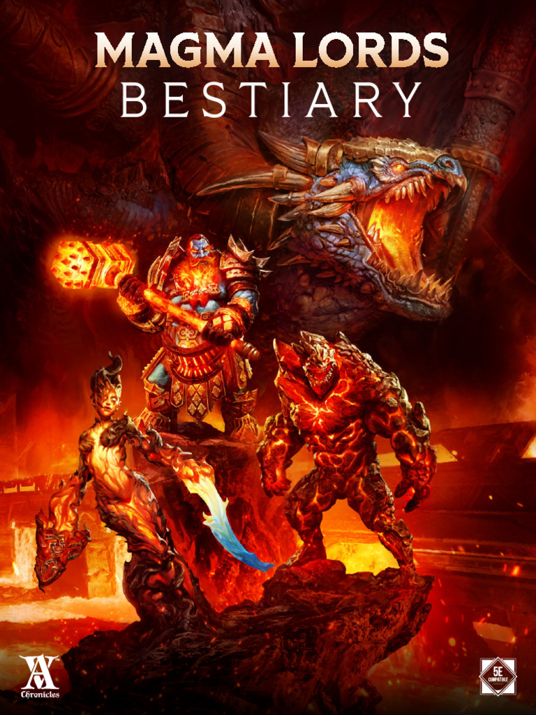 Bestiary (Magma Lords - Digital) - Archvillain Chronicles | PDF | Lava ...