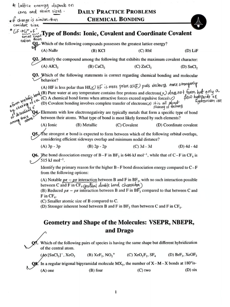 Chemical Bonding | PDF