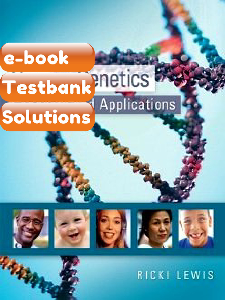 Testbank Human Genetics 10 Edition Ricki Lewis Fast Download | PDF