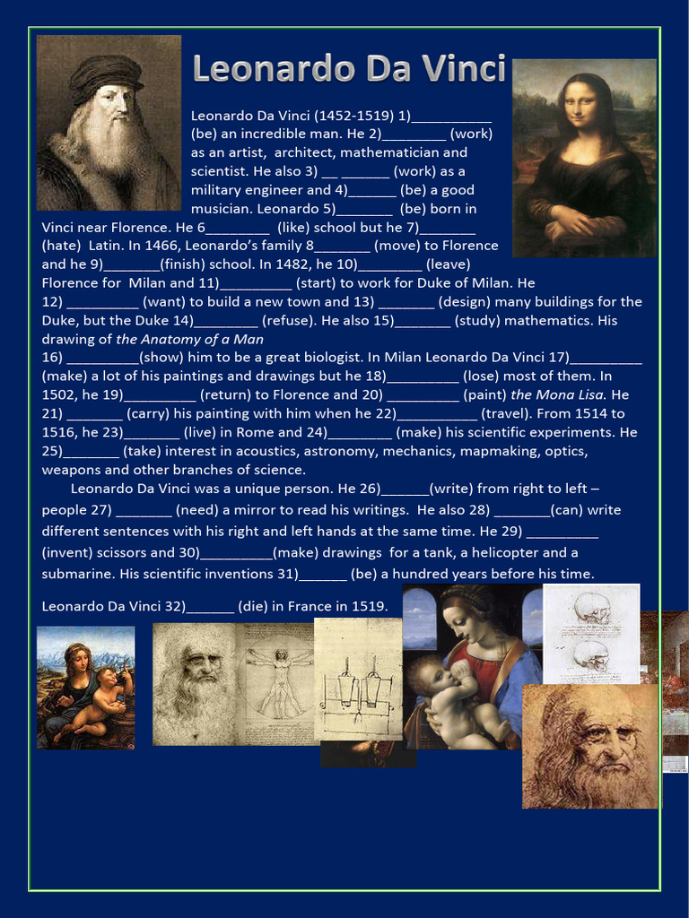 Leonardo Da Vinchi Grammar STUDENT | PDF
