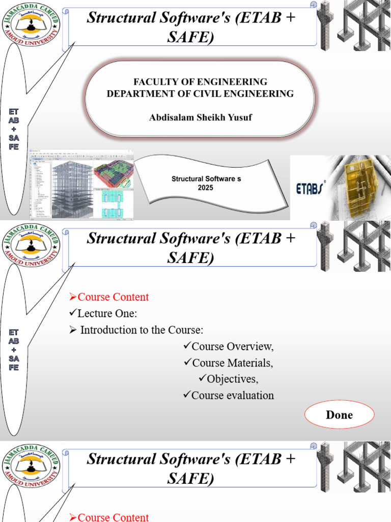 Structural Softwares ETAB and Safe | PDF | Evaluation | Information ...
