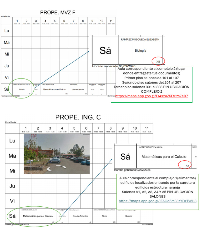 Ubicaciones Salones | PDF