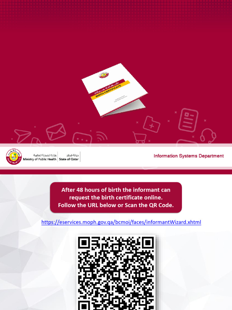 New Born Registration System Informant User Manual en V2 | PDF | Qr ...