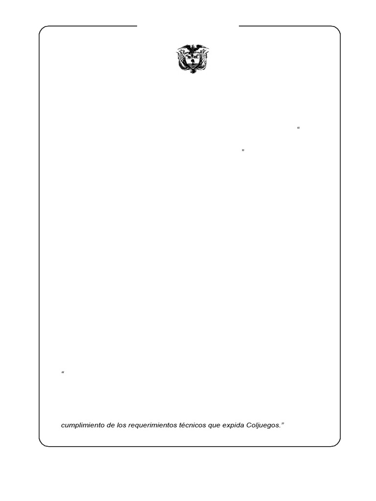 Reglamentario Coljuegos - Mincit- 10-07-2020 | PDF | Estado de ...