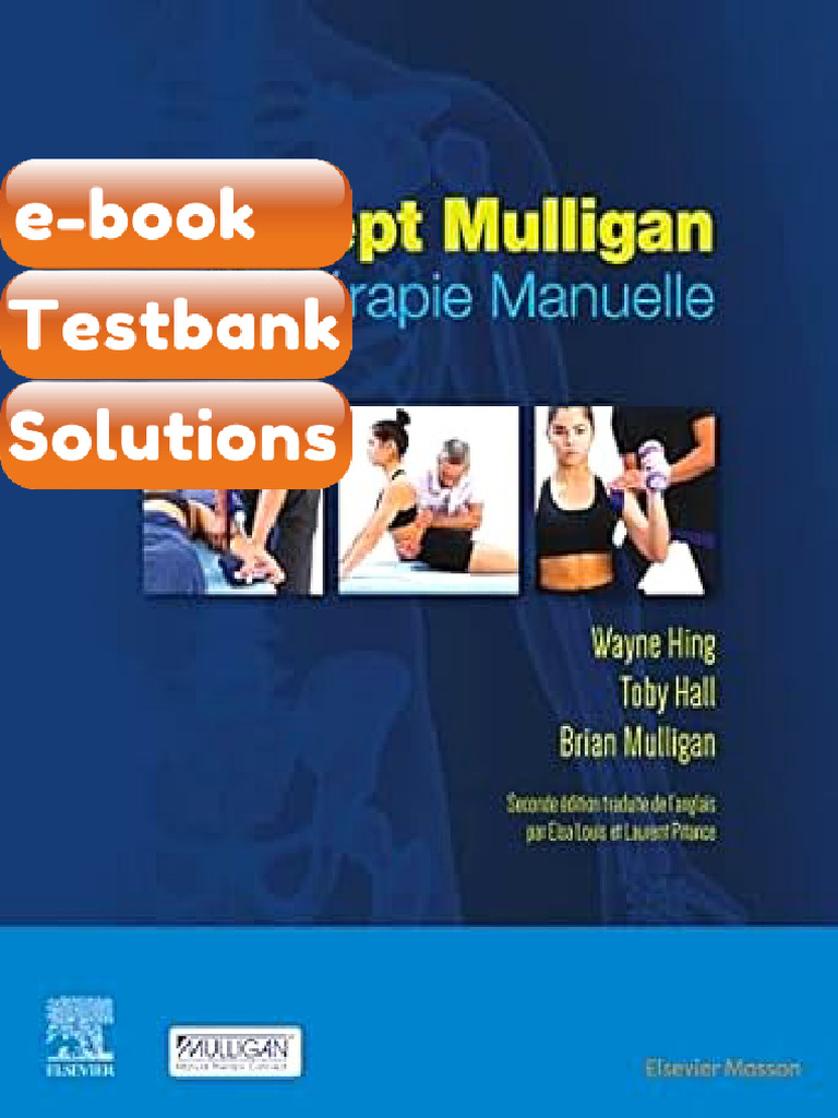 eBook & Testbank Le Concept Mulligan de Thrapie Manuelle 1st Edition ...