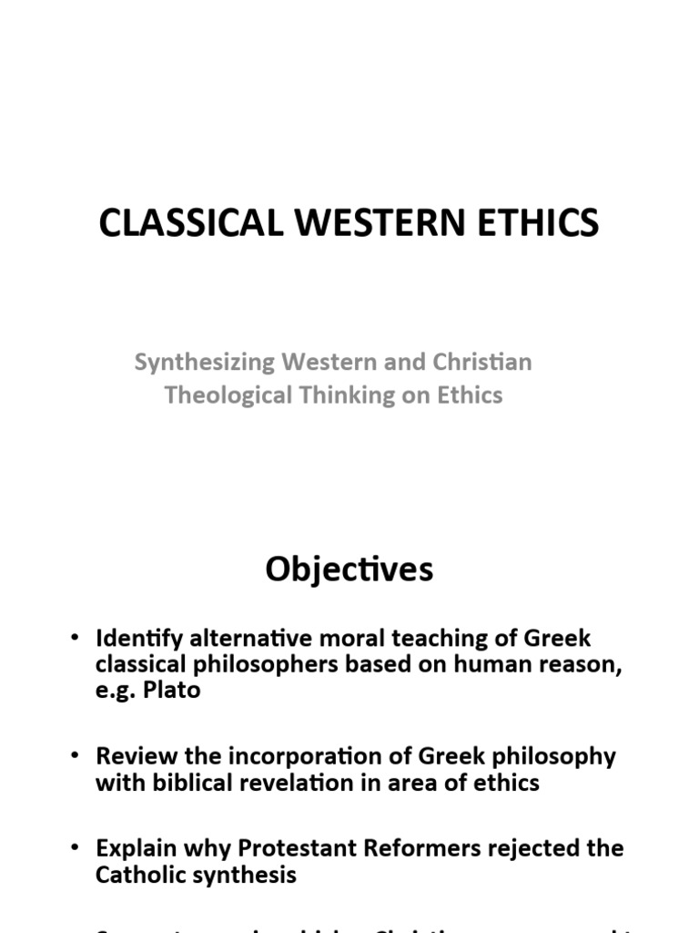 5 CLASSICAL WESTERN ETHICS | PDF | Ancient Greek Philosophy | Plato