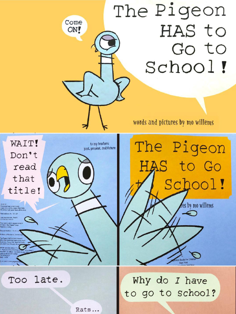 The Pigeon Has to Go to School | PDF