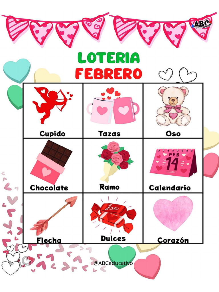Lotería San Valentín | PDF