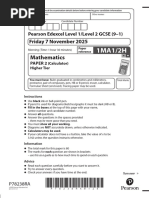 2025 AQA GCSE Maths Higher Tier Paper 1 (Non-Calculator) | PDF