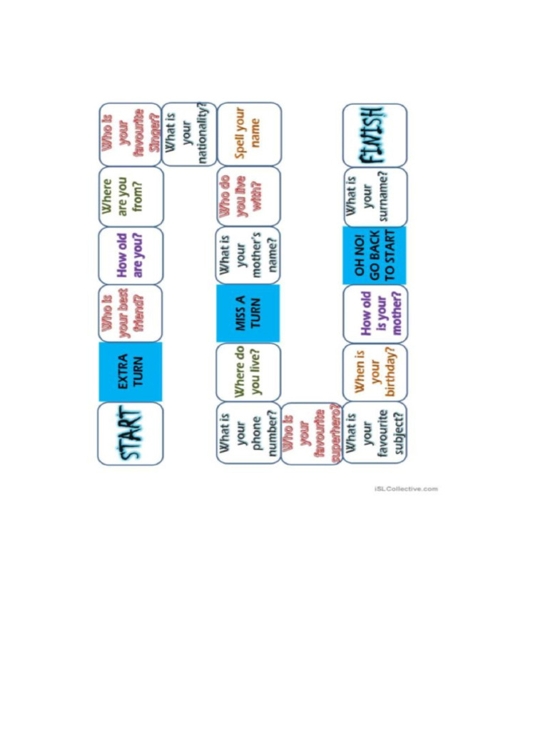 Personal Questions Board Games | PDF