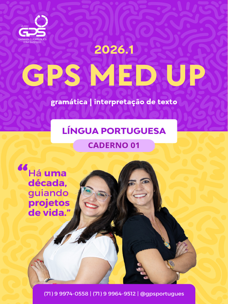 Caderno 01 Med Up 2026.1 | PDF | Tempo | Humano