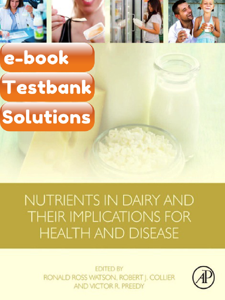 Nutrients in Dairy and Their Implications for Health and Disease Ronald ...