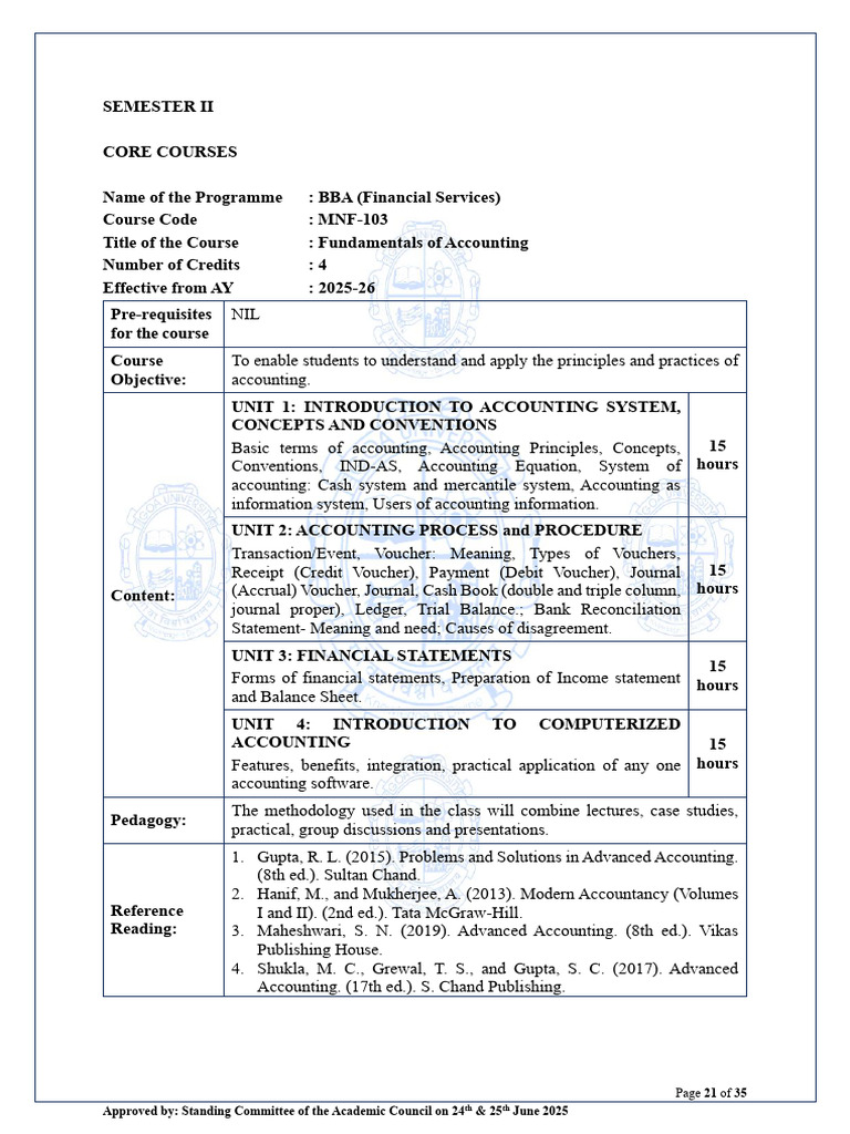 Fundamentals of Accounting-1 | PDF | Accounting | Debits And Credits