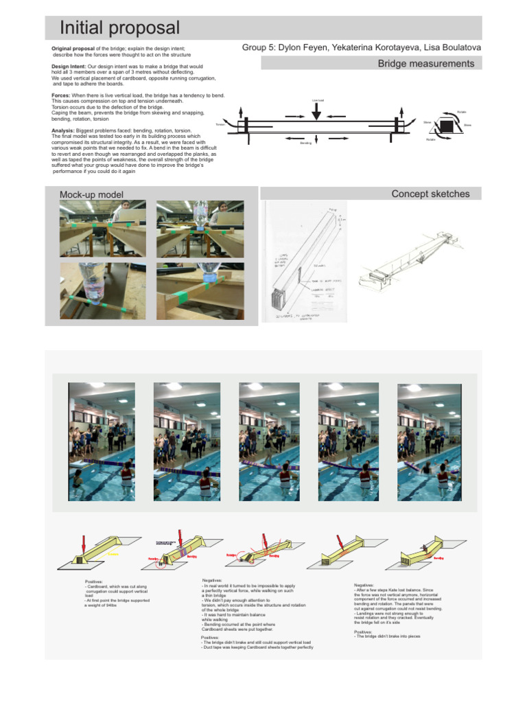 p1 Bridge Bad | PDF | Bending | Bridge