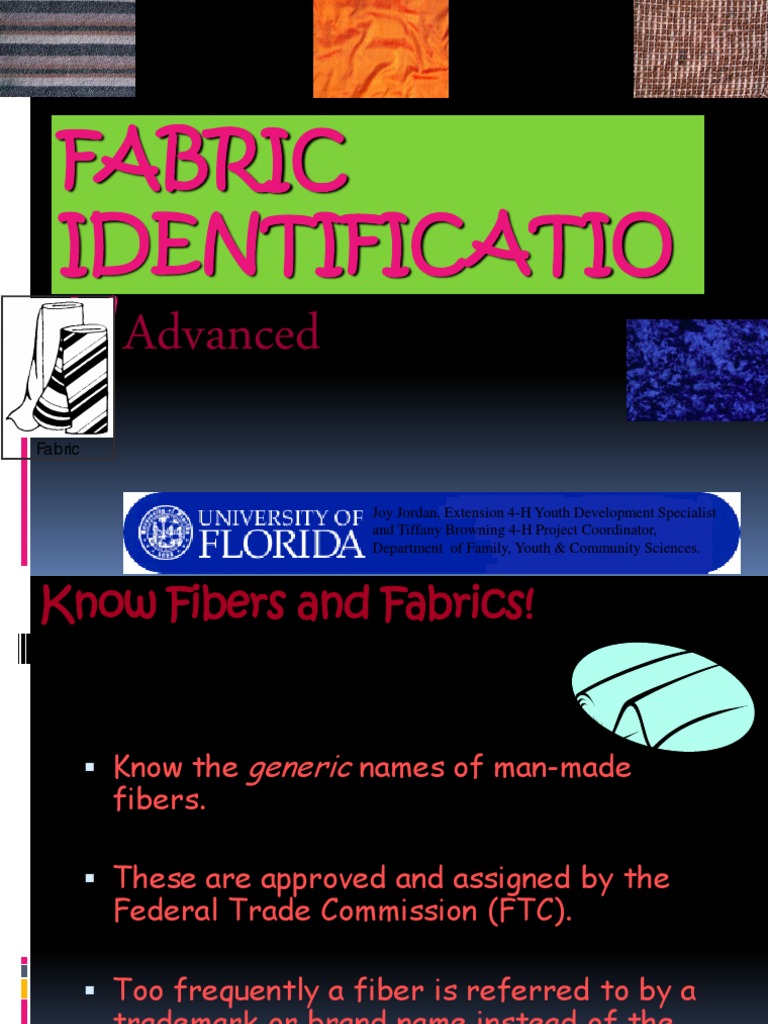 Fabric Identification | PDF | Textiles | Wool