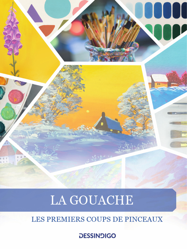 La Gouache - Les Premiers Coups de Pinceaux | PDF | Dessin | Peinture