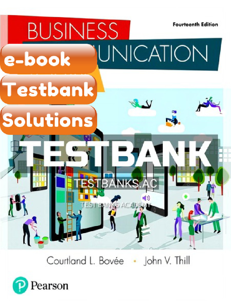 Business Communication Today 14th Edition by Bovee Ebook & Testbank ...