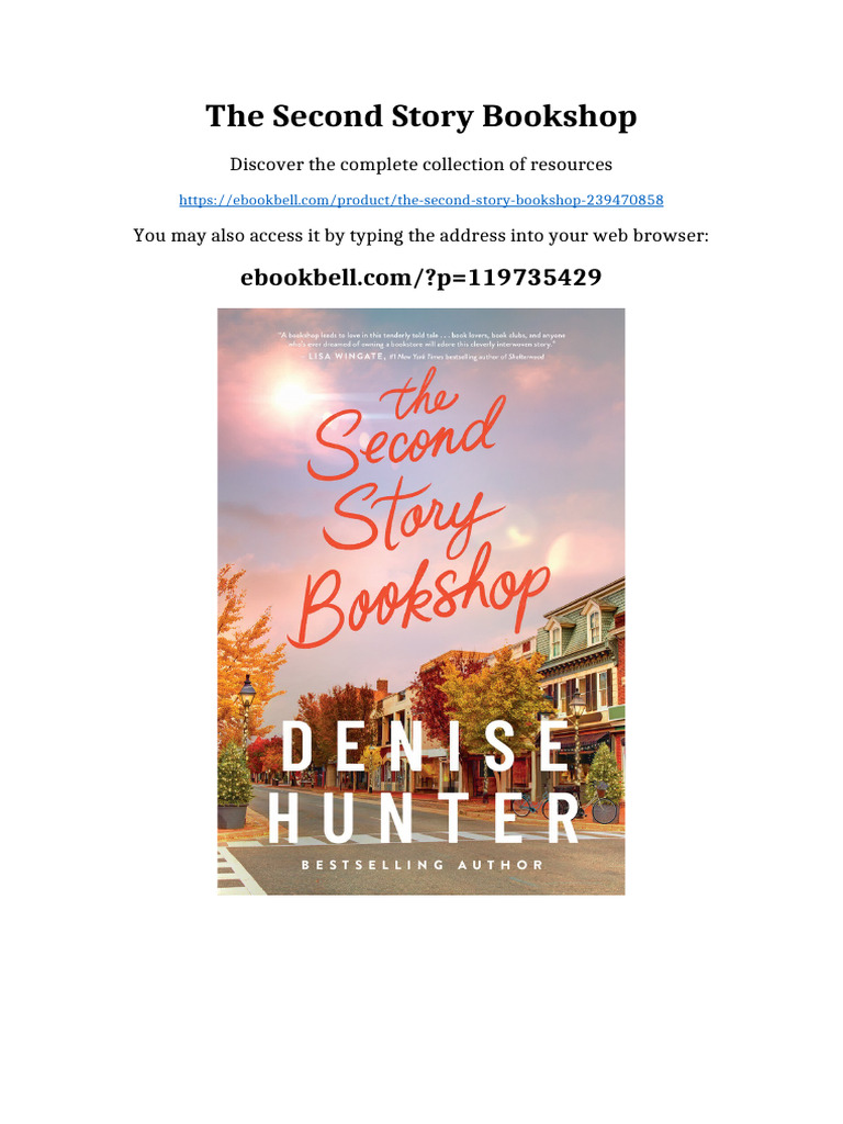 The Second Story Bookshop Full Chapters Instanly | PDF | Crimes | Crime ...