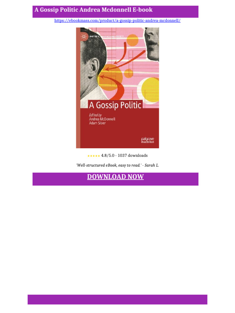 A Gossip Politic Andrea Mcdonnell ebook smart reader format | PDF ...