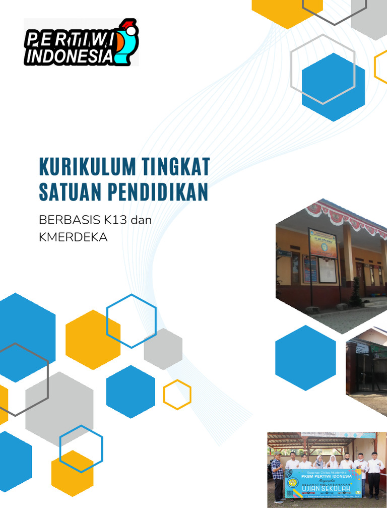 Biru Kuning Abu-Abu Modern Geometri Sampul Modul Ajar Bahasa Indonesia ...