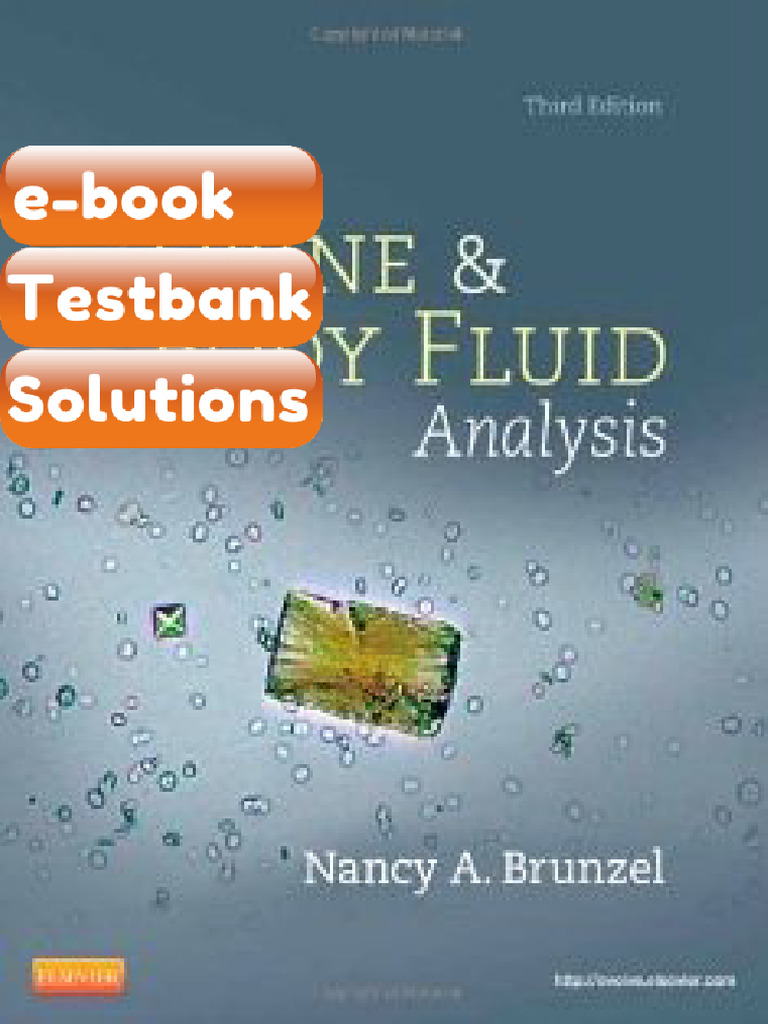 eBook & Testbank Fundamentals of Urine and Body Fluid Analysis 3rd ...