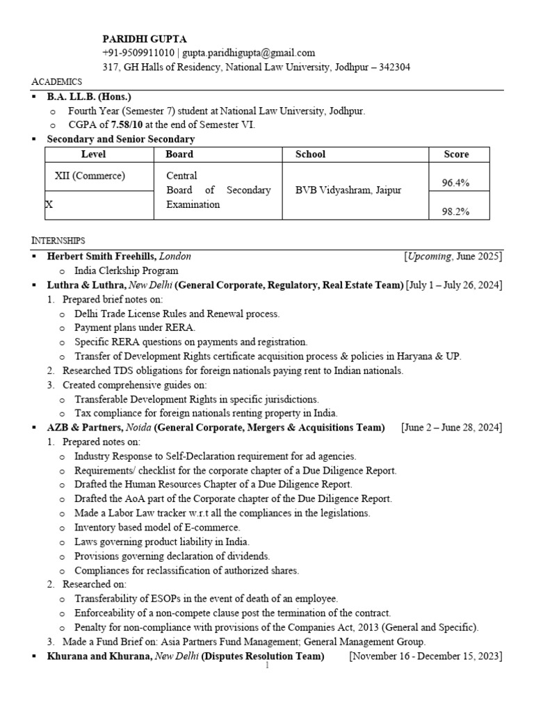 Willem C. Vis Moot Vienna - Curriculum Vitae | PDF | Bail | Justice