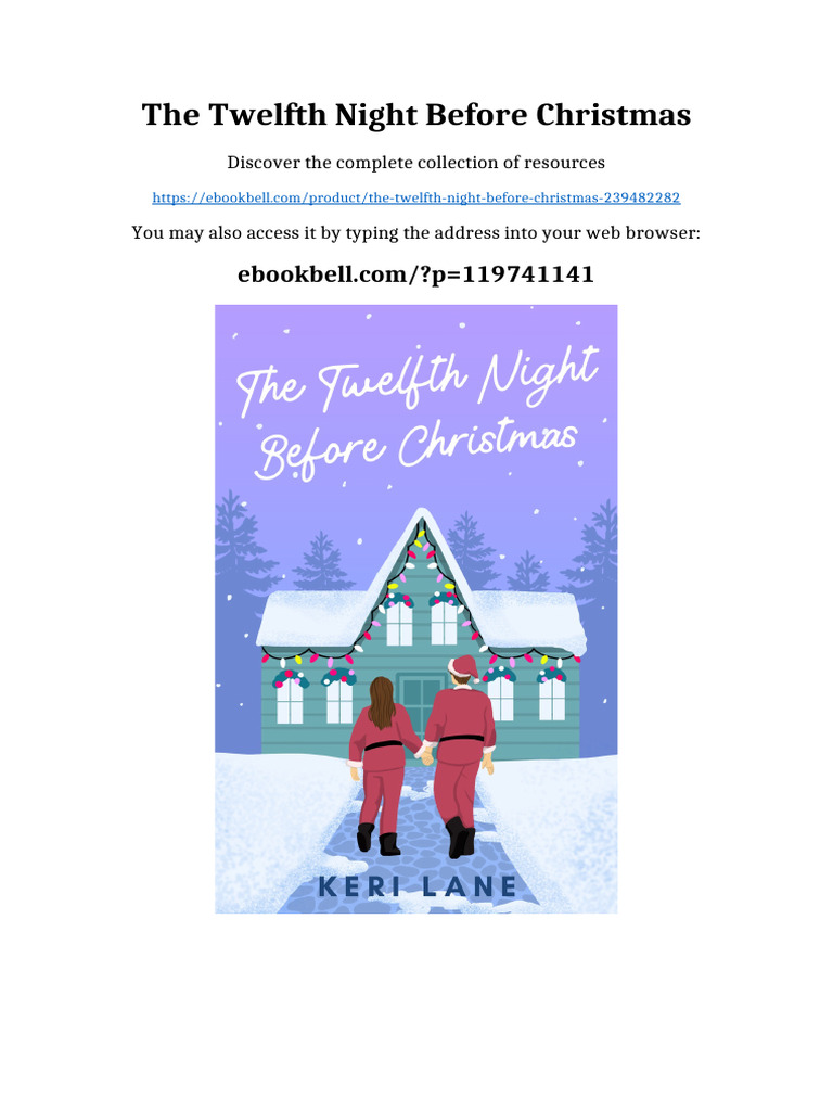 The Twelfth Night Before Christmas Download Full Chapters | PDF