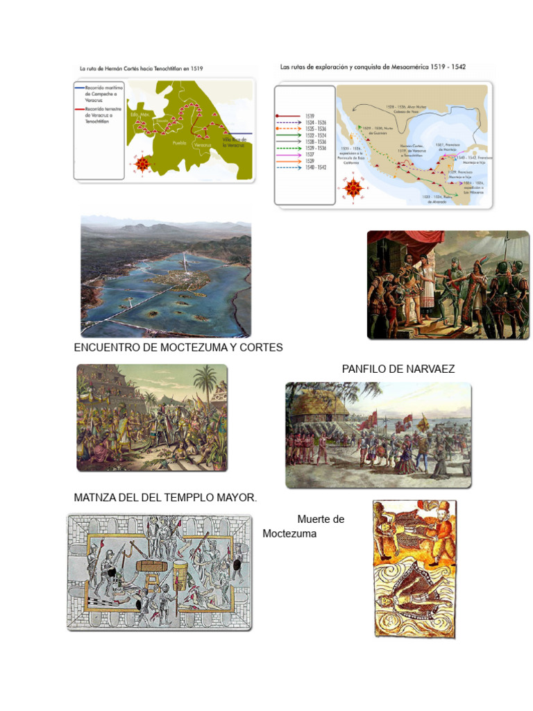 Encuentro de Moctezuma y Cortes | PDF