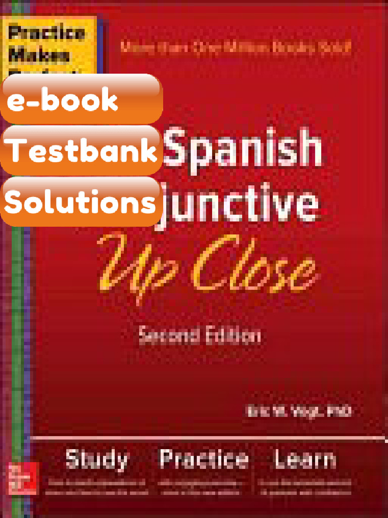 Practice Makes Perfect The Spanish Subjunctive Up Close Second Edition ...