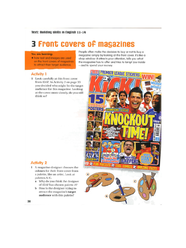 CLASSWORK U2-L3 - Front Covers of Magazines | PDF