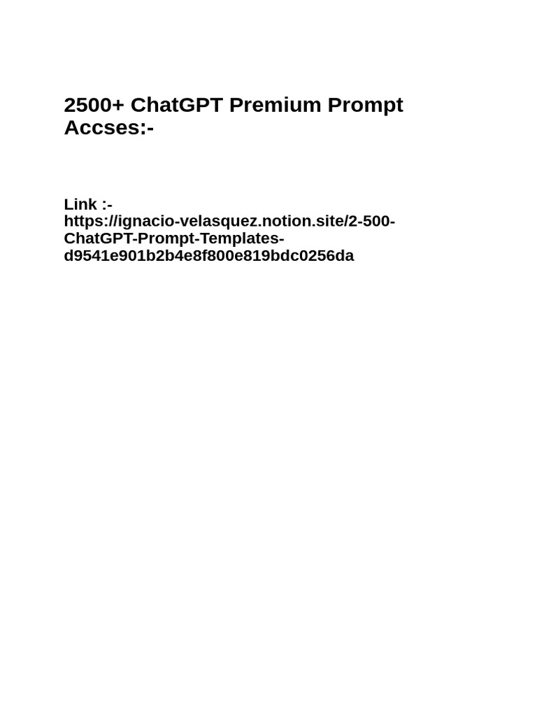 30000+ Prompt Pack by Me | PDF