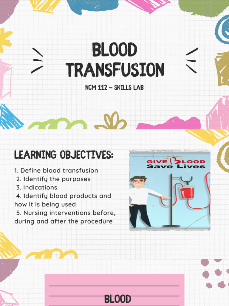 Blood Transfusion 1 1 | PDF